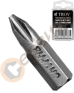 Накрайник за отвертка PH2x25mm TROY T22202 - | Накрайници | Инструменти ...