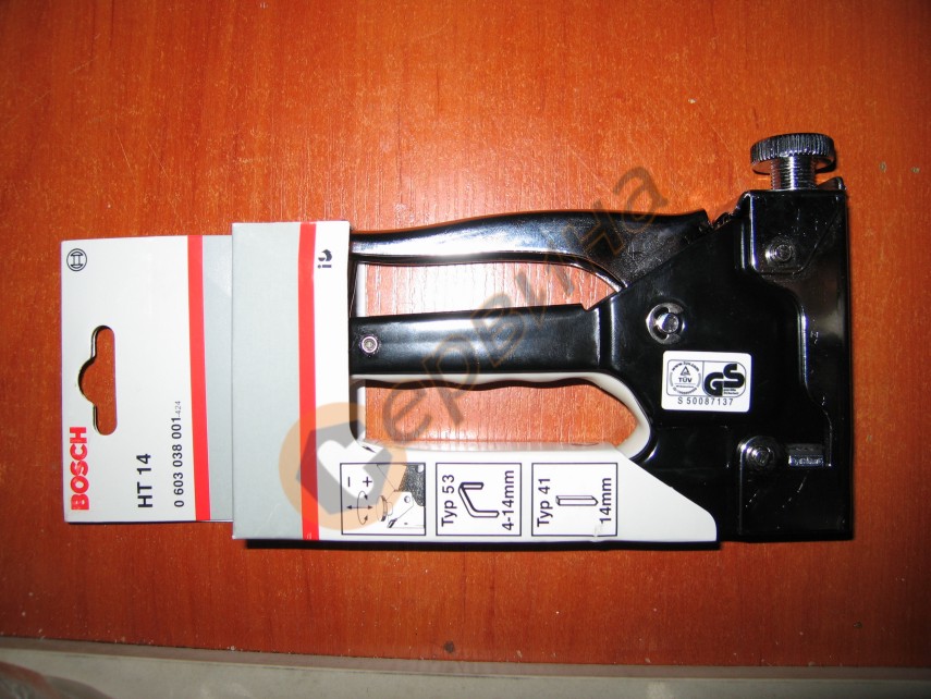 Такер Bosch HT-14 за кламери тип А 4-14мм. и пирони без глава тип41 ...