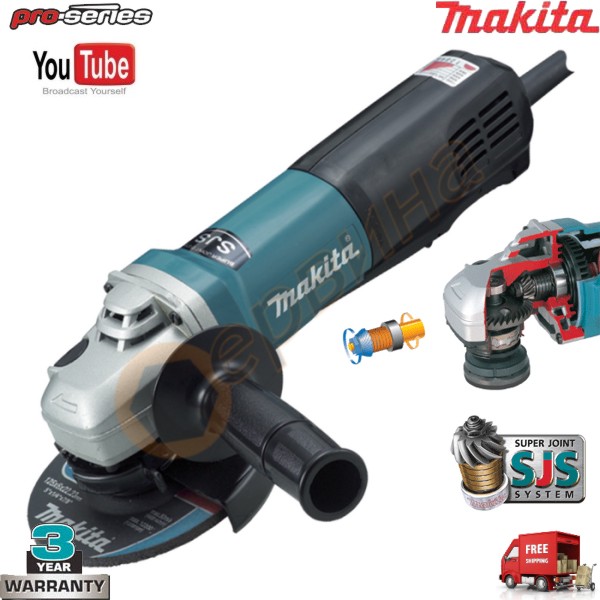 Ъглошлайф Makita 9565PCV 125мм - 1400W - | Makita | Ръчни машини | Сервина