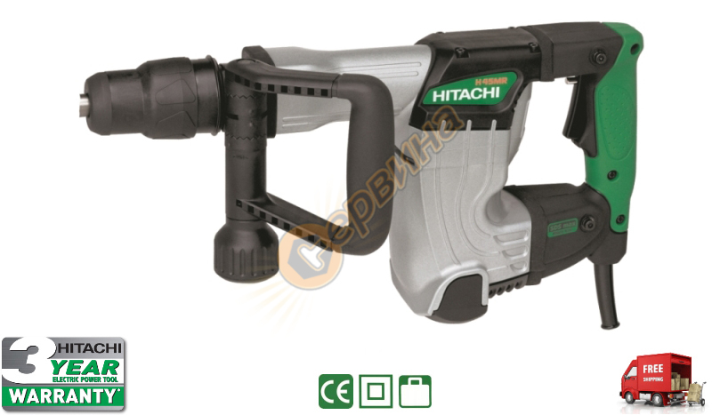 Професионален къртач HiKoki-Hitachi H45MR - 950W / 12.5J - | Hitachi ...