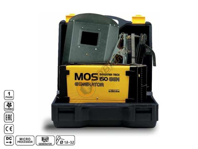 Електрожен инверторен Deca MOS 150GEN 283780 - 140A в куфар с аксесоари ...