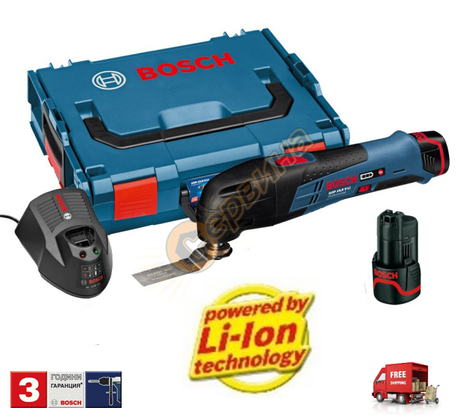 Акумулаторен мултифункционален инструмент Bosch GOP 10.8 V-LI ...
