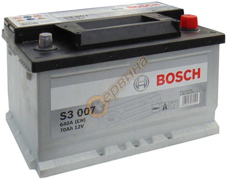 Стартерен акумулатор Bosch S3 007 0092S30070 - 12V/70Ah - | Акумулатори ...