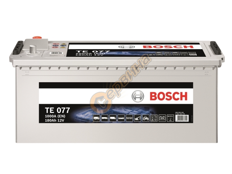 Стартерен акумулатор Bosch TE 077 0092TE0770 - 12V/180Ah ...