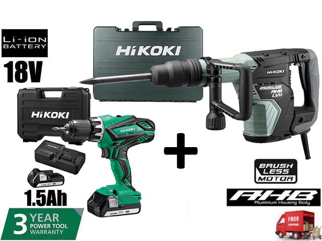 Професионален къртач HiKoki-Hitachi H60MEY-WTZ - 1500W/20J ...