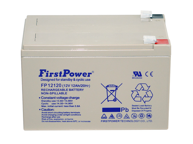 Акумулатор UPS Vrla FirstPower FP12120 - 12V/12Ah - | VRLA акумулатори ...