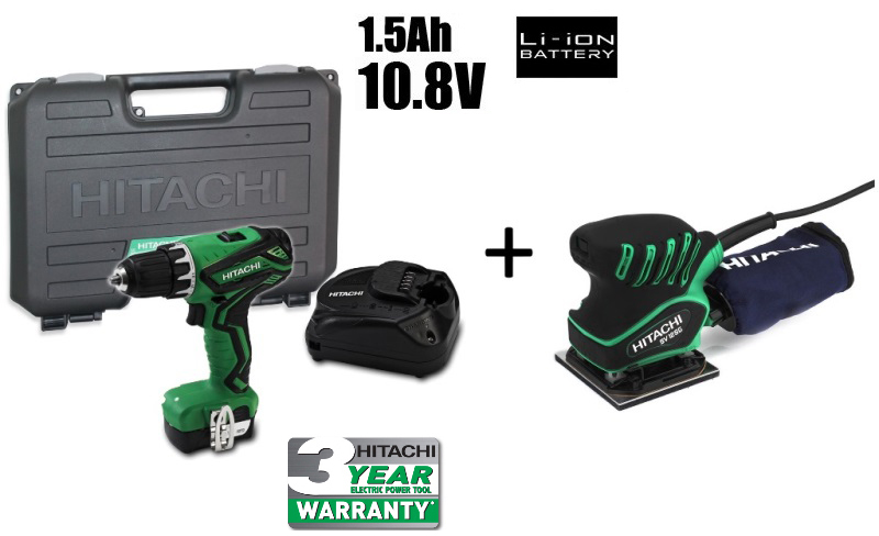 Акумулаторен винтоверт HiKoki-Hitachi DS10DAL - 10.8V/1.5Ah/Li-Ion - | Hitachi-HiKoki | Ръчни ...