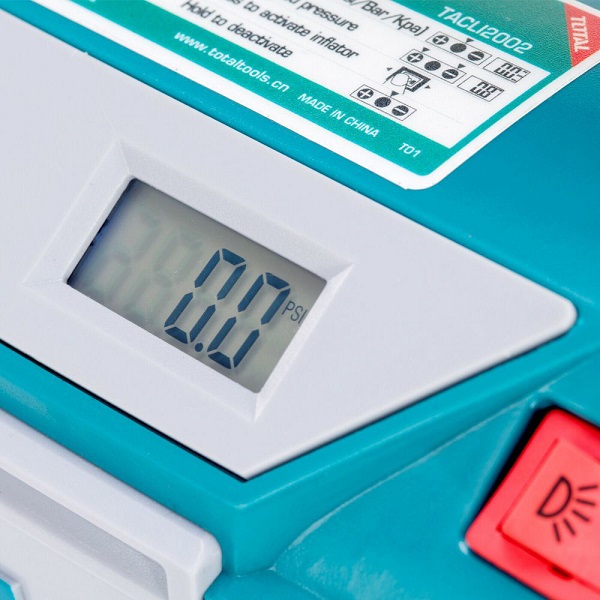 Акумулаторен компресор за гуми TOTAL TACLI2002 - 20V, 11bar, без ...